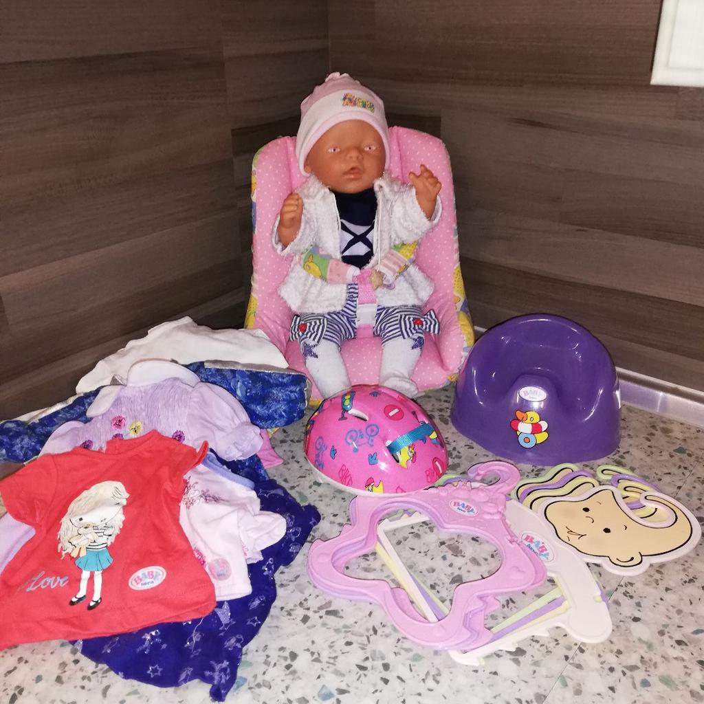 BABY born mit reichlich Zubehör für 25 Euro V in 32130 Enger für 25,00 ...