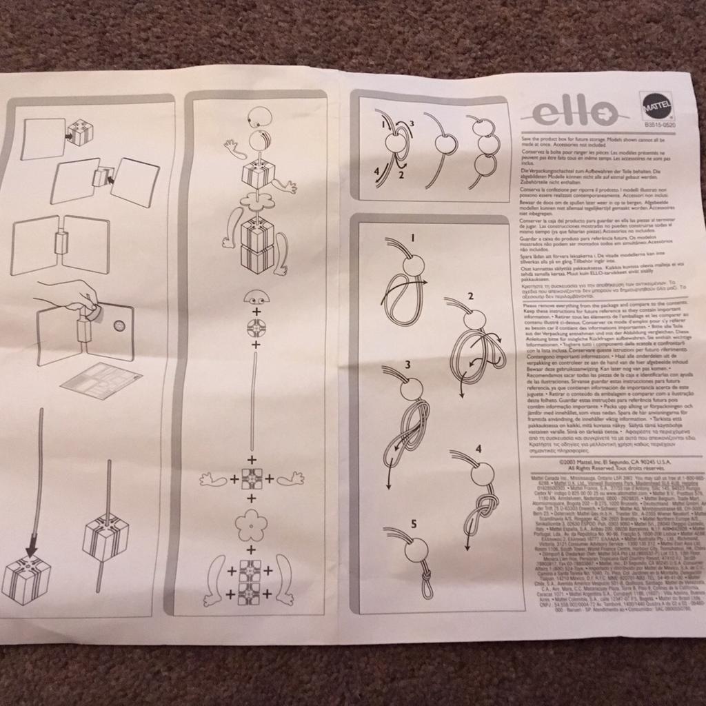 MATTEL ELLO JUNGALA CHARACTER BUILDING SET in B77 Tamworth for £1.50 ...