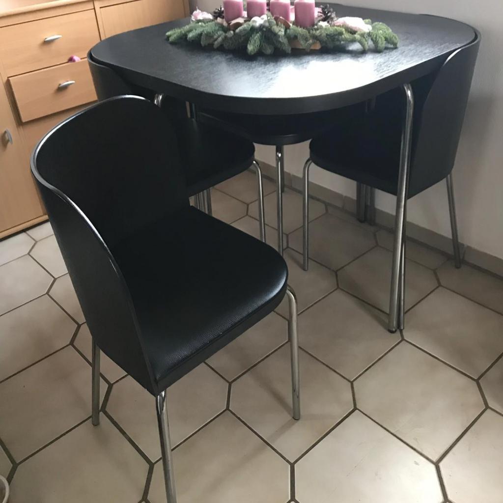 Stilvolle Ikea Fusion Esstisch Inkl 4 Stuehlen Ebenbildbrend3790
