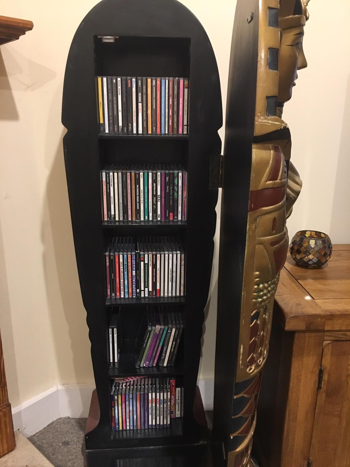 Tutankhamun sarcophagus CD DVD cabinet egypt in Clipsham für 120,00 ...