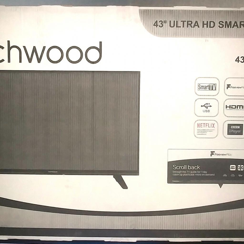 Techwood 43" 4K Ultra HD Smart TV 43AO6USB in L36 Knowsley for £270.00 ...