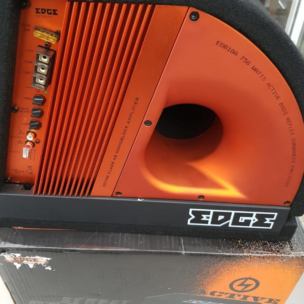 Edge EDB10 10" V2 Active Subwoofer 750 watts in Broxbourne für £ 20,00 ...