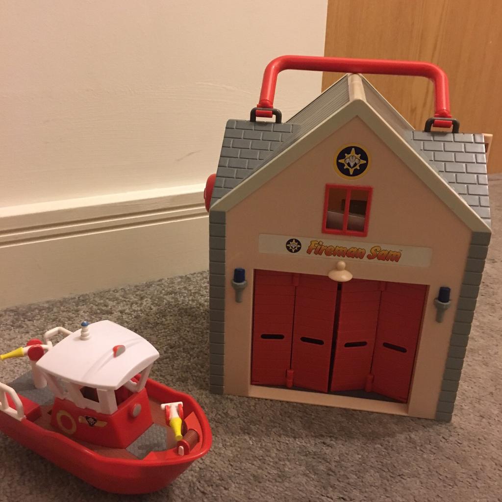 Fireman Sam Fire Station and Rescue Boat in B65 Sandwell for £8.00 for ...