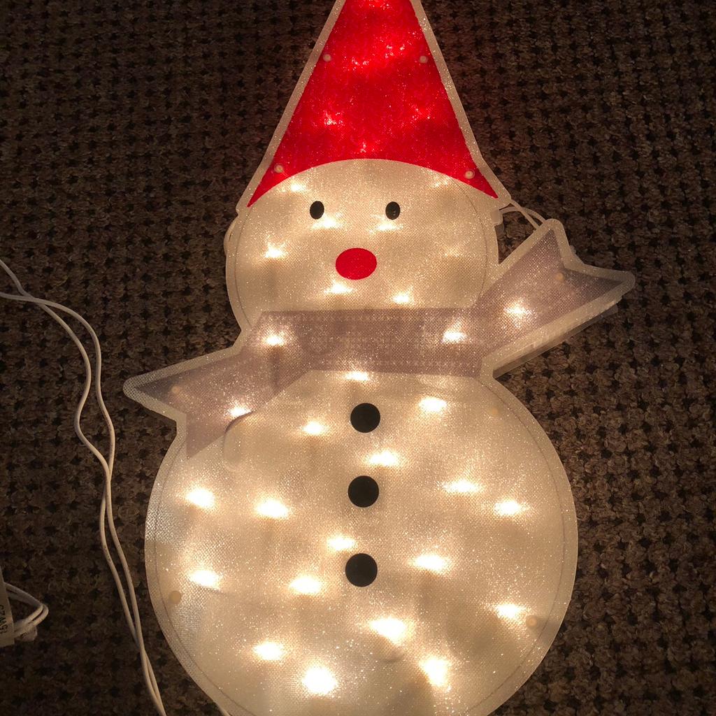 Christmas Snowman light up window display in Wigan für £ 5,00 zum ...