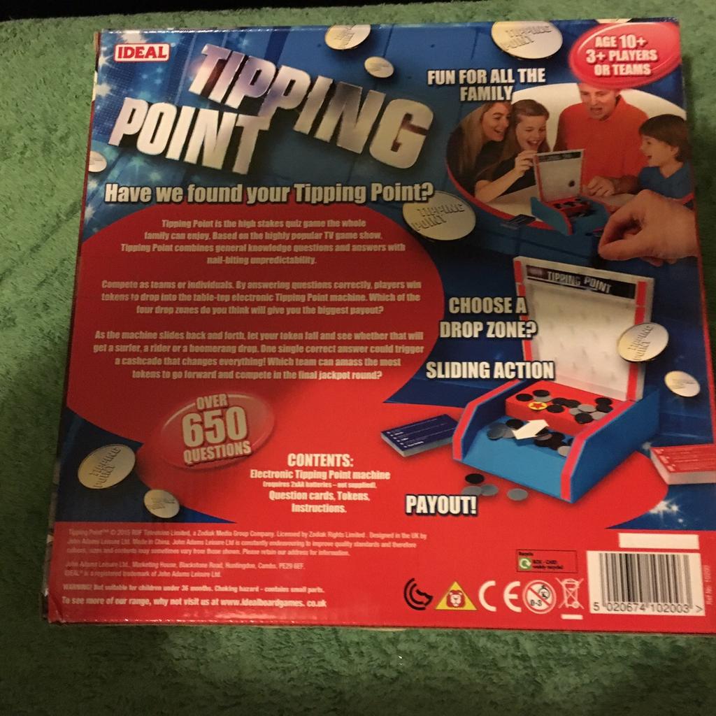 Tipping Point Board Game in Doncaster für £ 12,00 zum Verkauf | Shpock AT