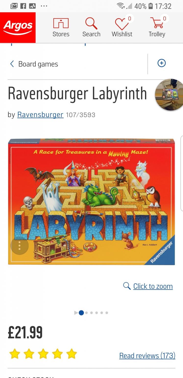 Labyrinth Board Game As New in Walsall für 5,00 £ zum Verkauf | Shpock DE