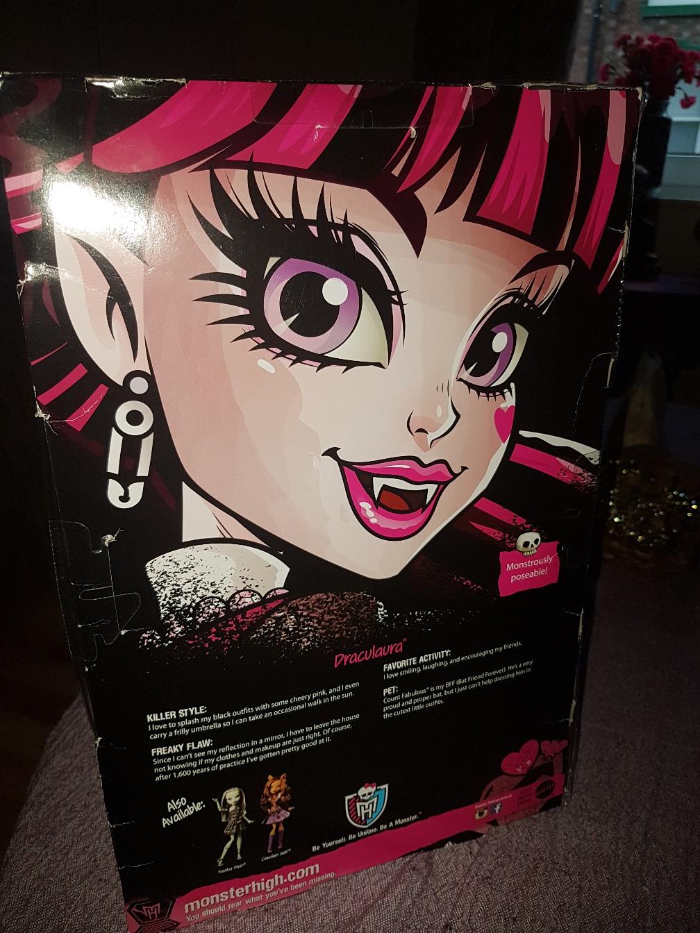 Monster High Tall Doll Draculaura 17" New in SK11 Macclesfield für £ 20 ...