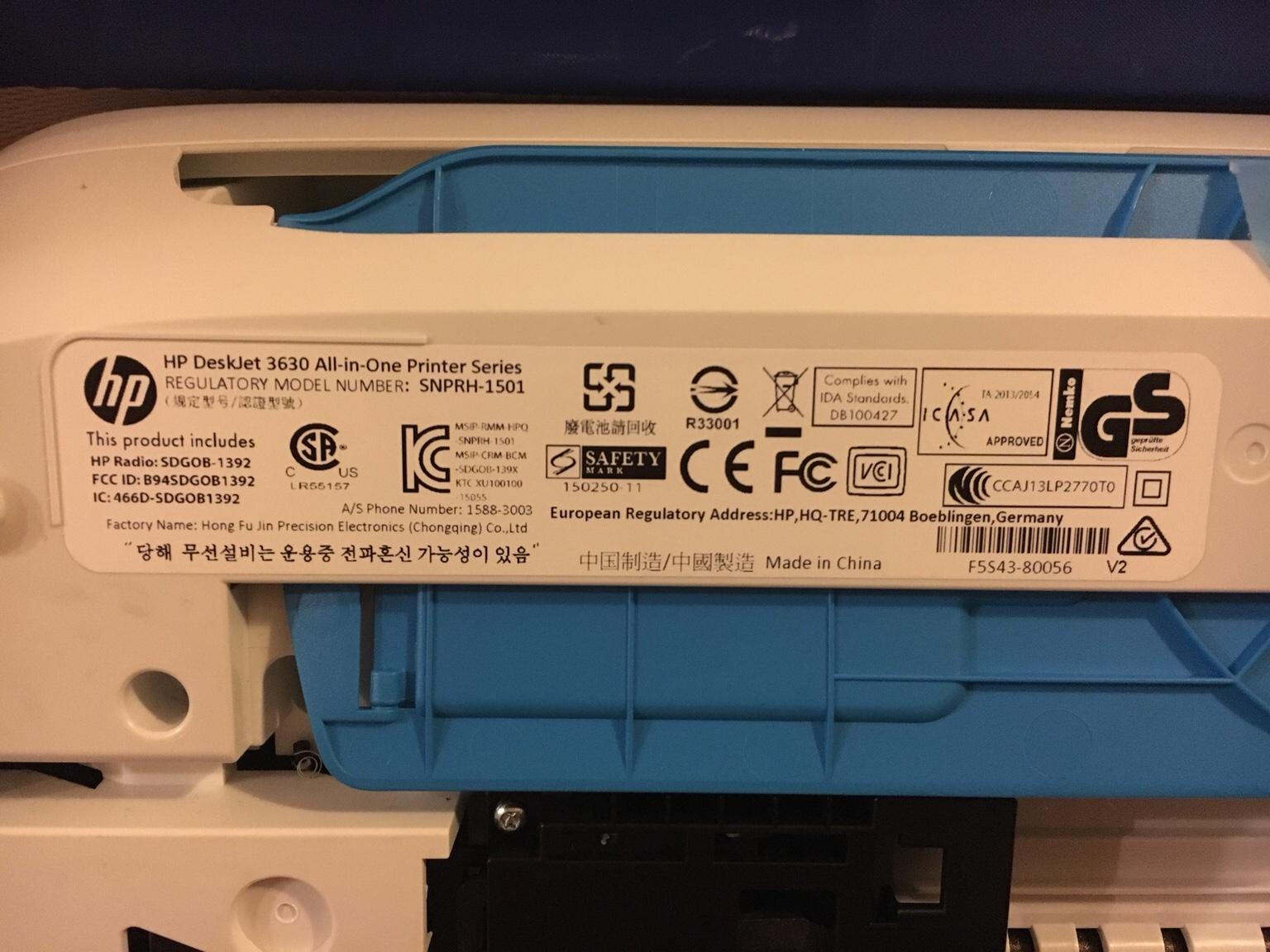 HP DeskJet 3630 All-in-one Printer Series in SM2 London für 5,00 £ zum ...