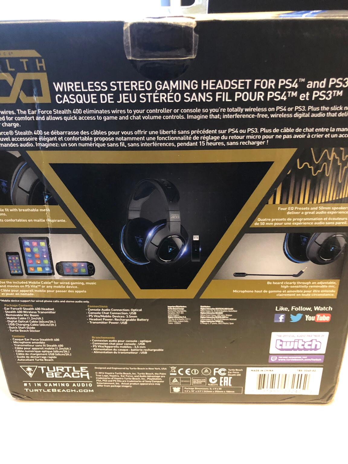 Turtle Beach Stealth 400 Wireless Gaming Set in 84107 Weihmichl for €40 ...