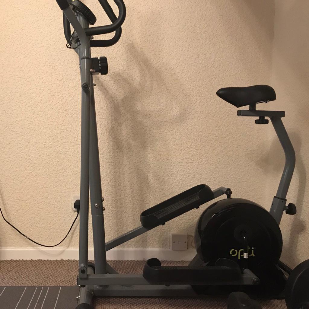 Opti Magnetic 2 in 1 Cross Trainer Bike in SK4 Stockport for £25.00 for ...