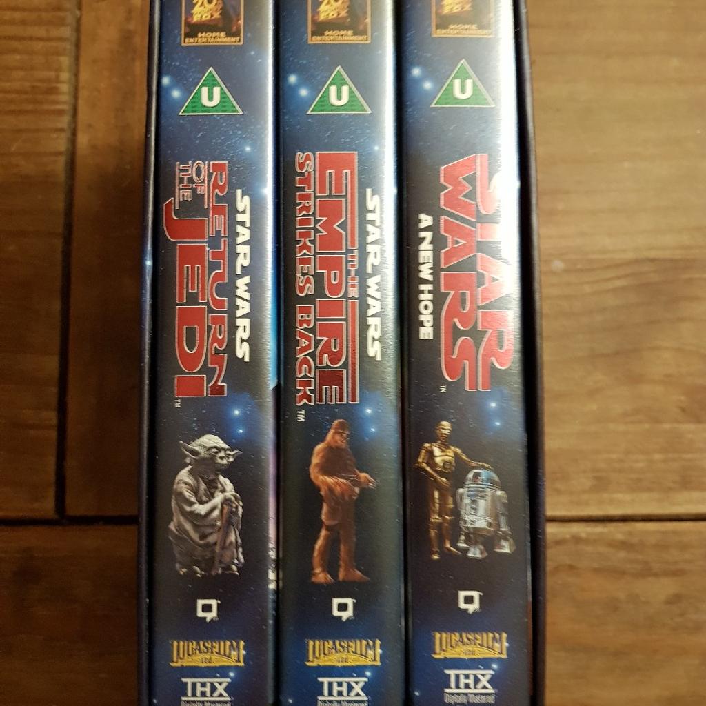 star wars trilogy 1995 vhs video tape box set in S12 Sheffield für £ 2 ...