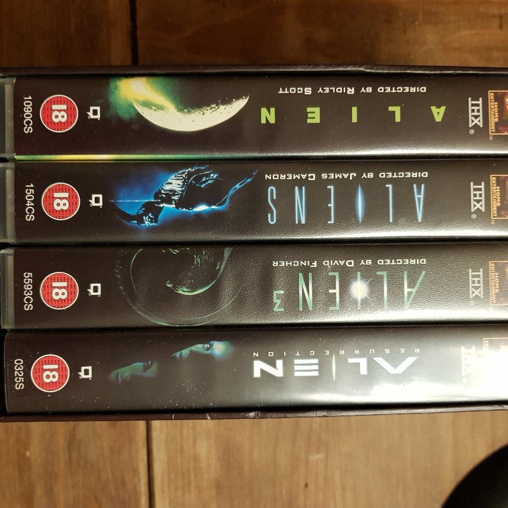 alien vhs video tapes box set in S12 Sheffield für £ 3,00 zum Verkauf ...