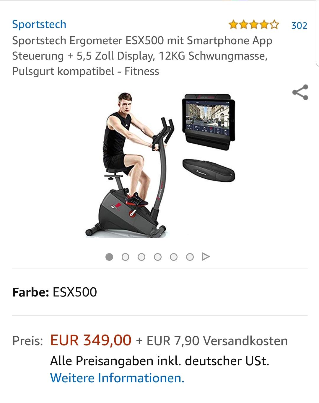 Hometrainer Sportstech Ergometer ESX500 in 4951 for €250.00 for sale ...