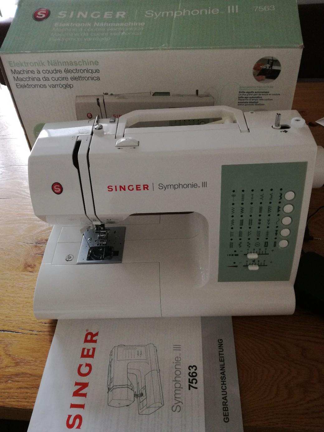 SINGER Symphonie III 7563 in 4933 Aspach für € 20,00 zum Verkauf ...