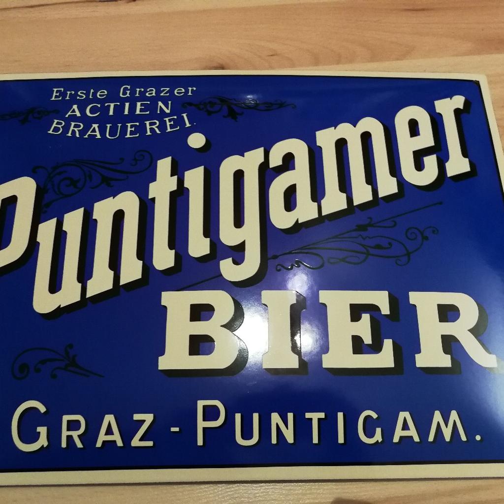 Puntigamer Bier Emailschild in 1040 Wien für 75,00 € zum Verkauf ...