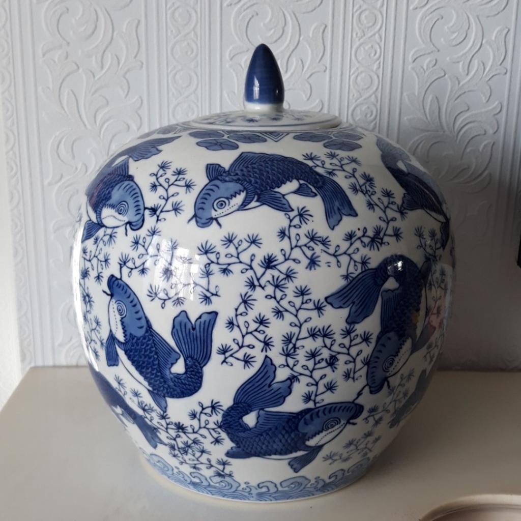 blue and white chinese pot fish design in L21 Sefton for £10.00 for ...