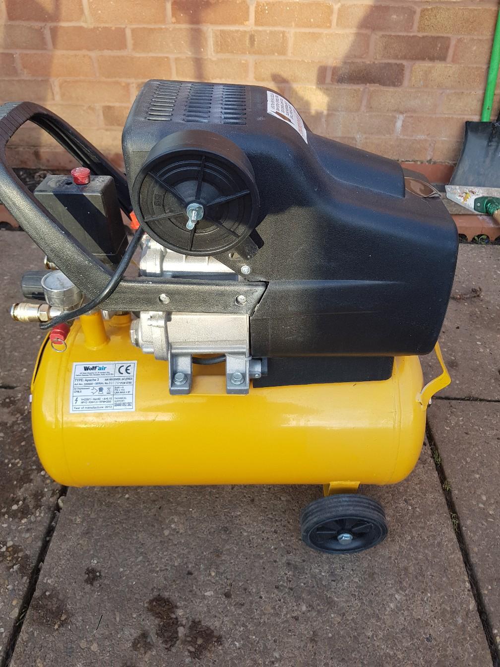 wolf air compressor apache 3 24L in Redditch für 75,00 £ zum Verkauf ...