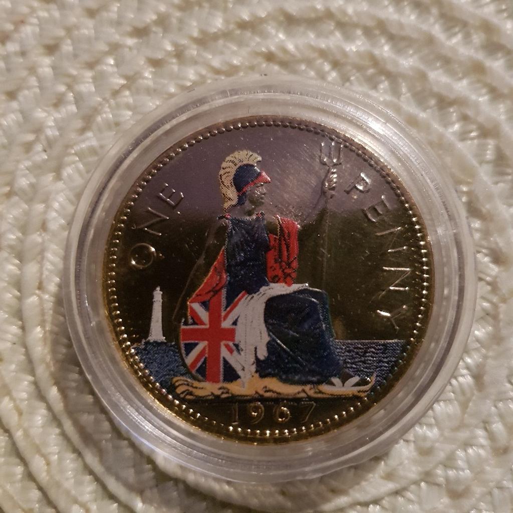 1967 One Penny in Gold and Colour in B35 Birmingham für 9,99 £ zum ...
