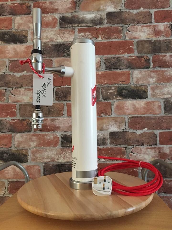 Illuminated Red Stripe Beer Pump Lamp Pub Bar in NG16 Broxtowe for £95. ...