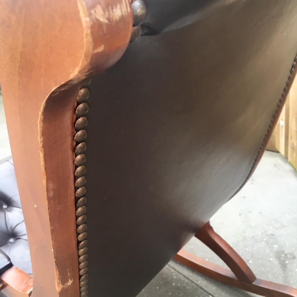 Leather rocking chair in CW3-Lyme für £ 95,00 zum Verkauf | Shpock AT