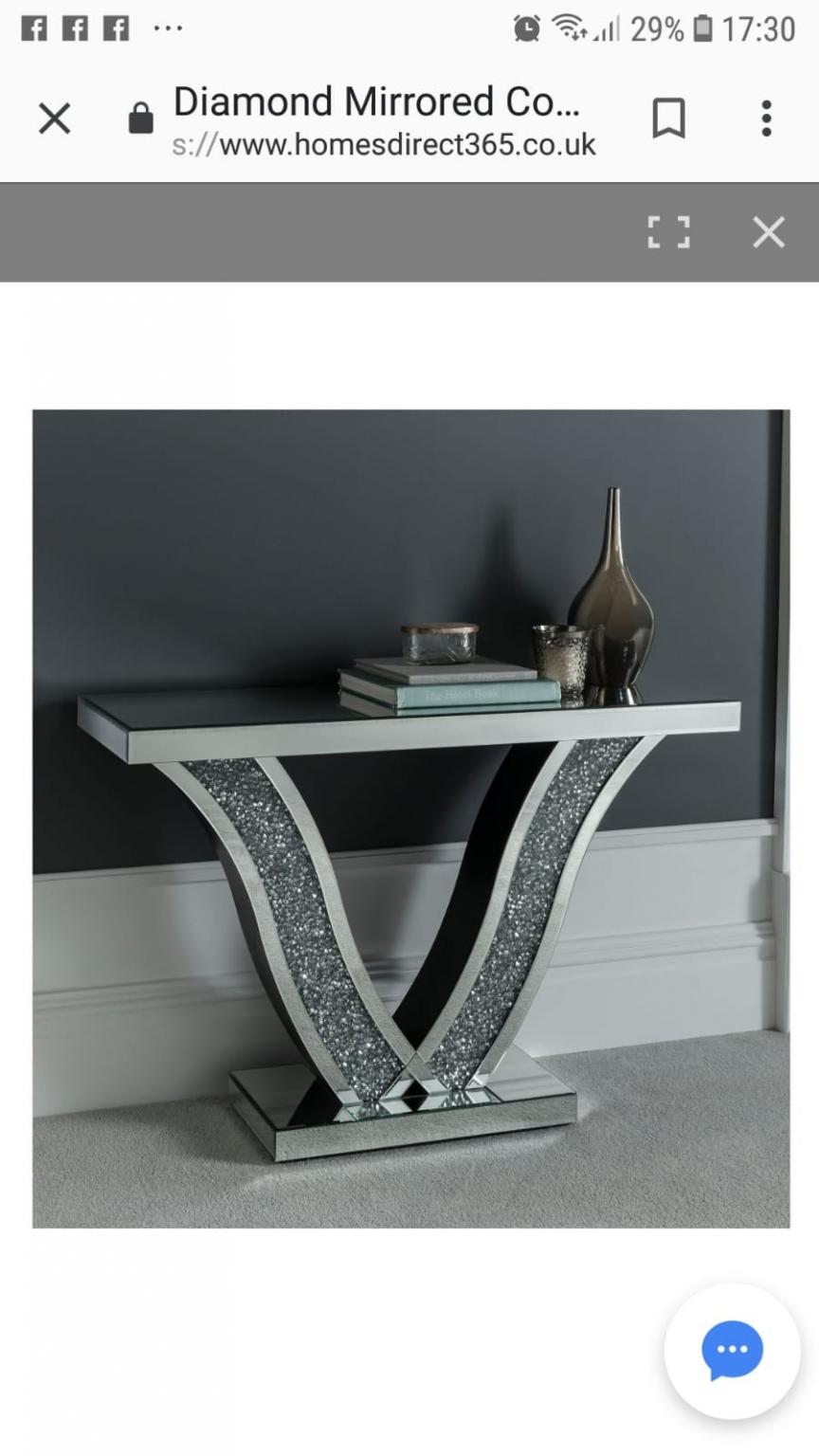 crushed glass console table in Manchester für 280,00 £ zum Verkauf ...