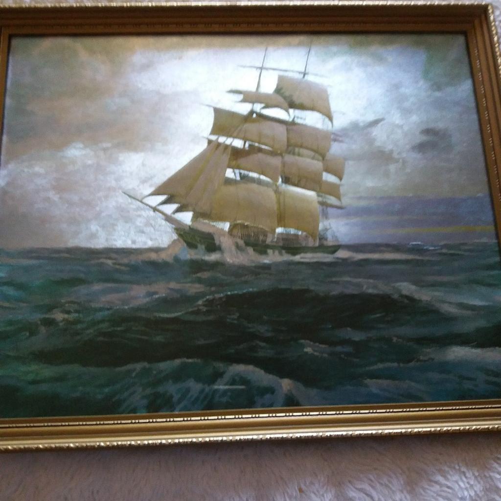 Large Vintage Foil Art Picture in Wigan für £ 4,00 zum Verkauf | Shpock AT