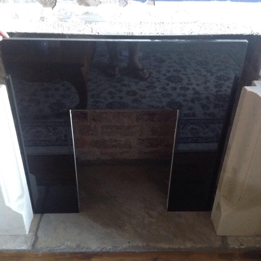 Black granite fire back plate in WR12 Wychavon für 45,00 £ zum Verkauf ...