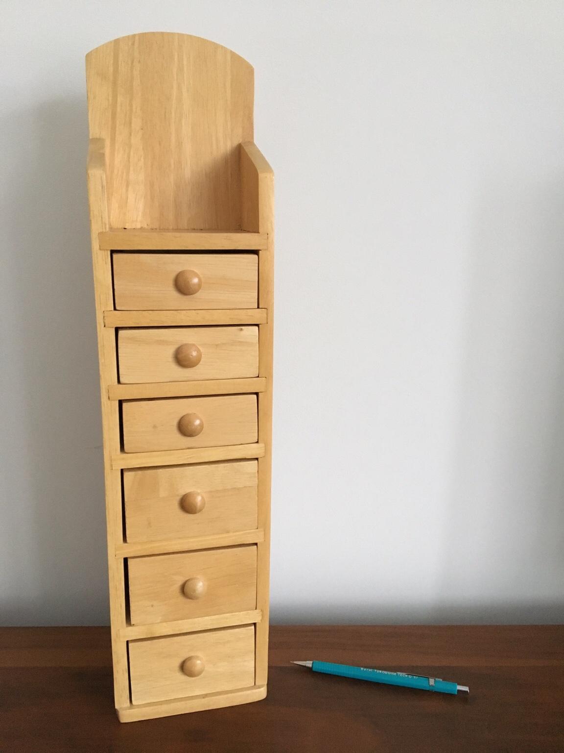 Mini Wooden Chest of Storage Drawers in London Borough of Croydon für £ ...