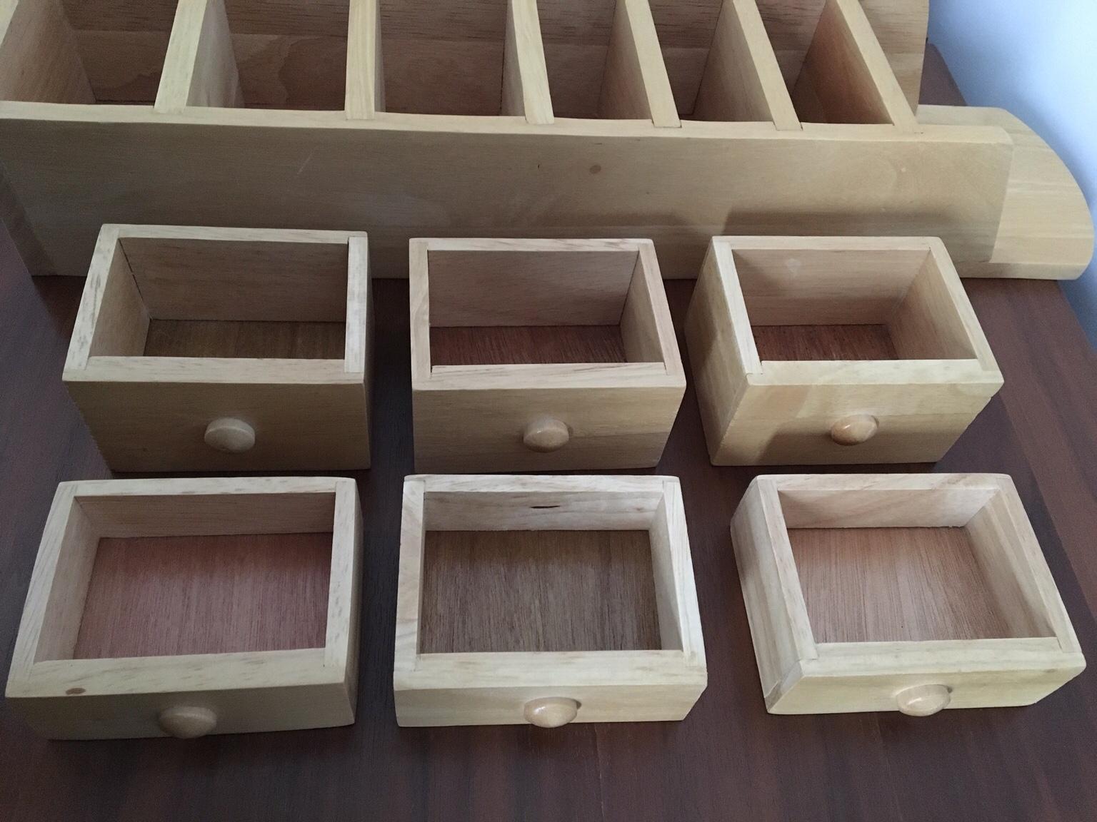 Mini Wooden Chest of Storage Drawers in London Borough of Croydon für £ ...