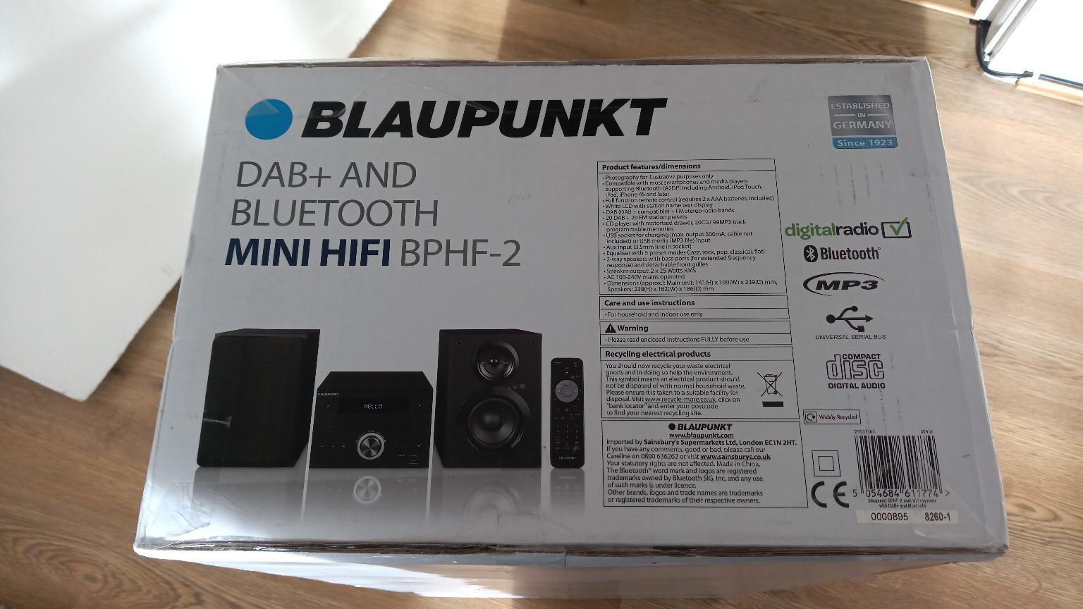 BLAUPUNKT DAB+&BLUETOOTH MINI HIFI BPHF-2 in N15 London für £ 1,00 zum ...