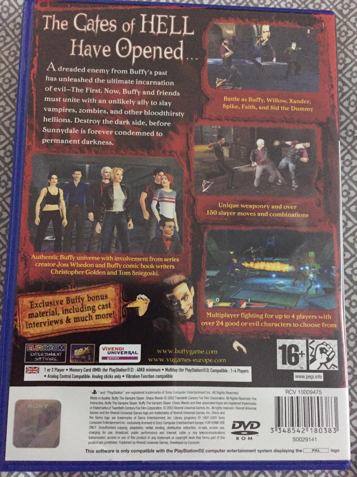 Buffy The Vampire Slayer Chaos Bleed PS2 game in ME16 Maidstone für 2 ...