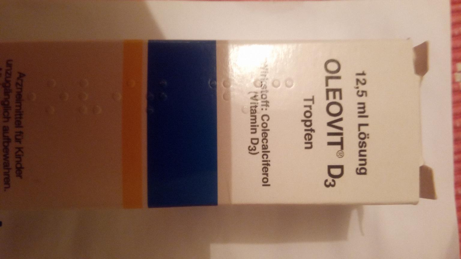 Oleovit D3 Tropfen 12,5ml in 3293 Lunz am See für 4,50 € zum Verkauf ...