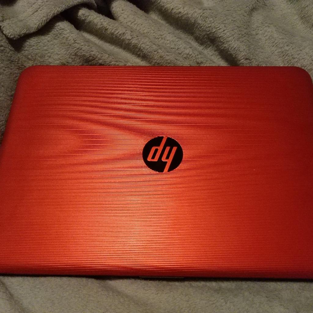 Red HP laptop with wireless Logitech mouse in Coventry for £200.00 for ...