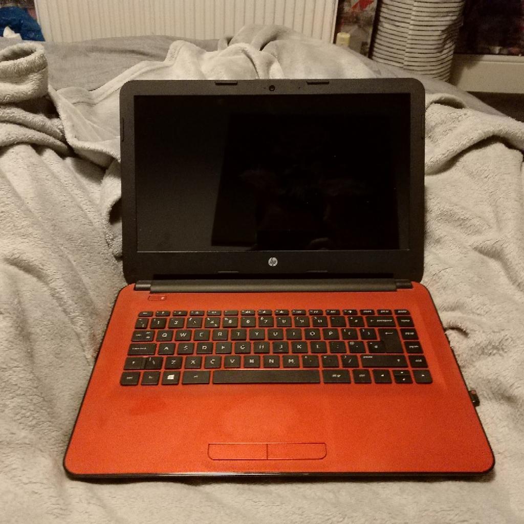 Red HP laptop with wireless Logitech mouse in Coventry for £200.00 for ...