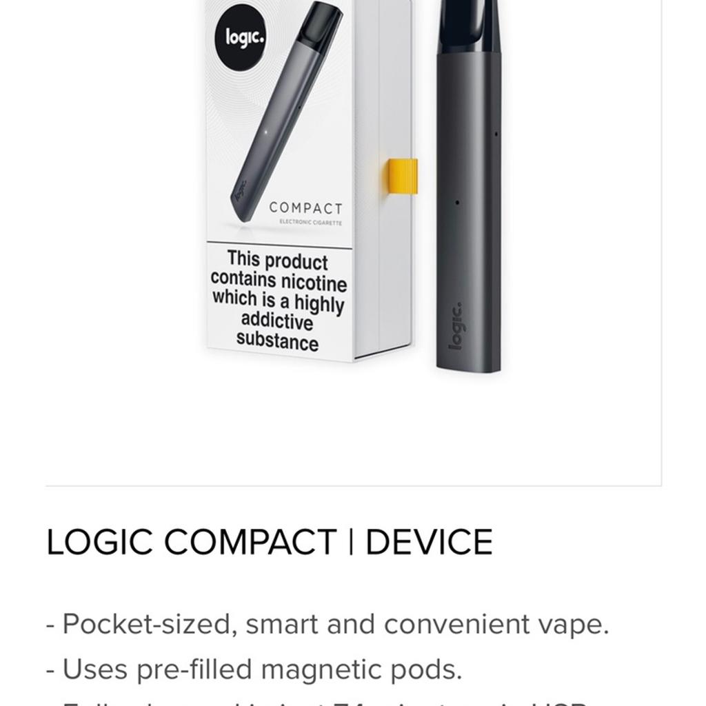 Logic. Compact vape e cig in EC2V für £ 10,00 zum Verkauf | Shpock AT