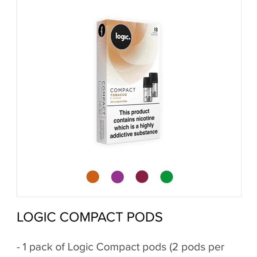 Logic. Compact vape e cig in EC2V für £ 10,00 zum Verkauf | Shpock AT