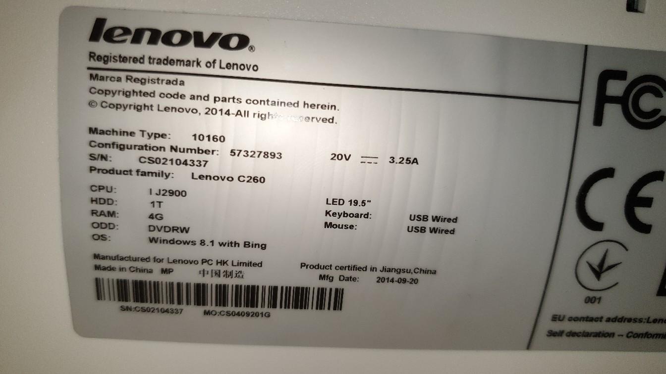 Lenovo 10160 all in one PC in B31 Birmingham for £94.00 for sale | Shpock