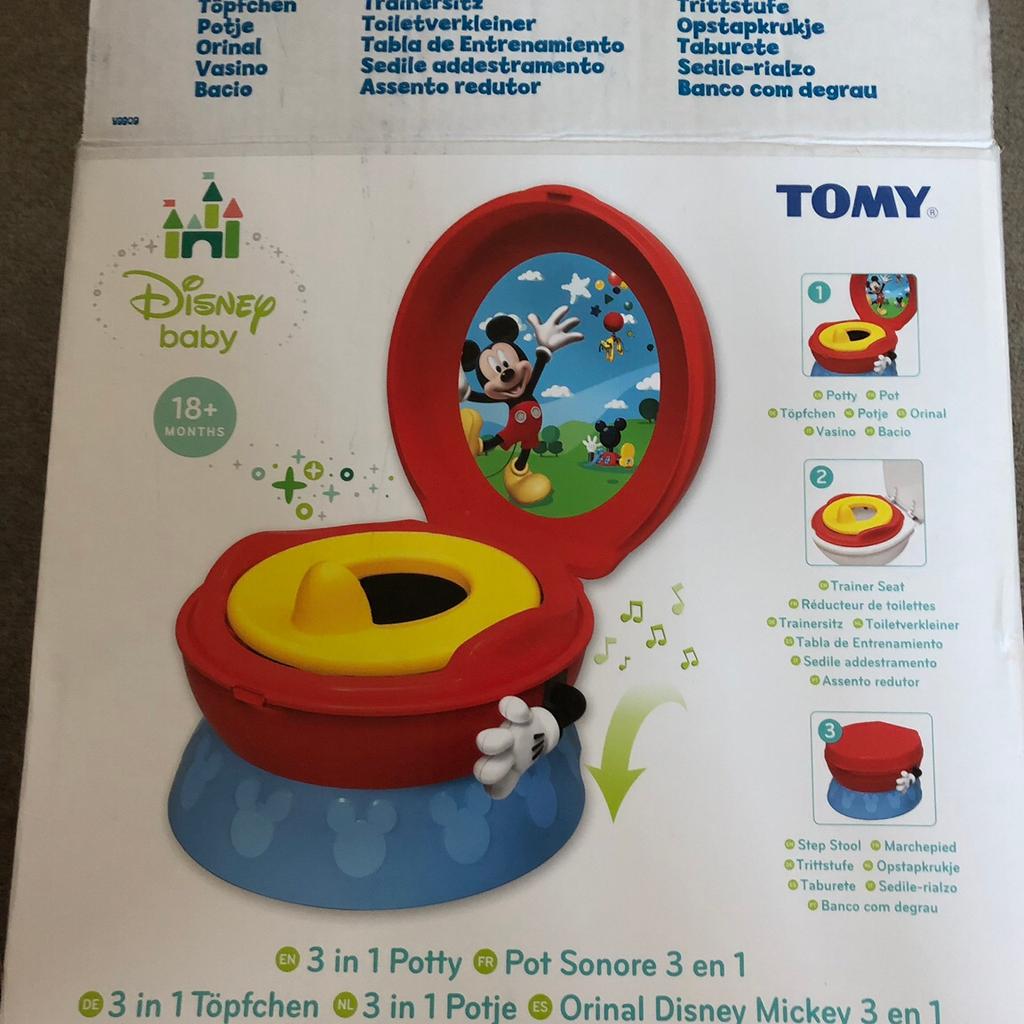 Mickey Mouse 3 in 1 potty in WS4 Walsall for £10.00 for sale | Shpock