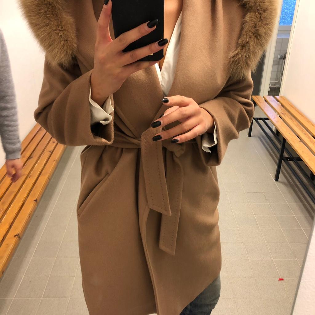 Max mara kappa med päls in 43350 Öjersjö für SEK 3.500,00 zum Verkauf ...