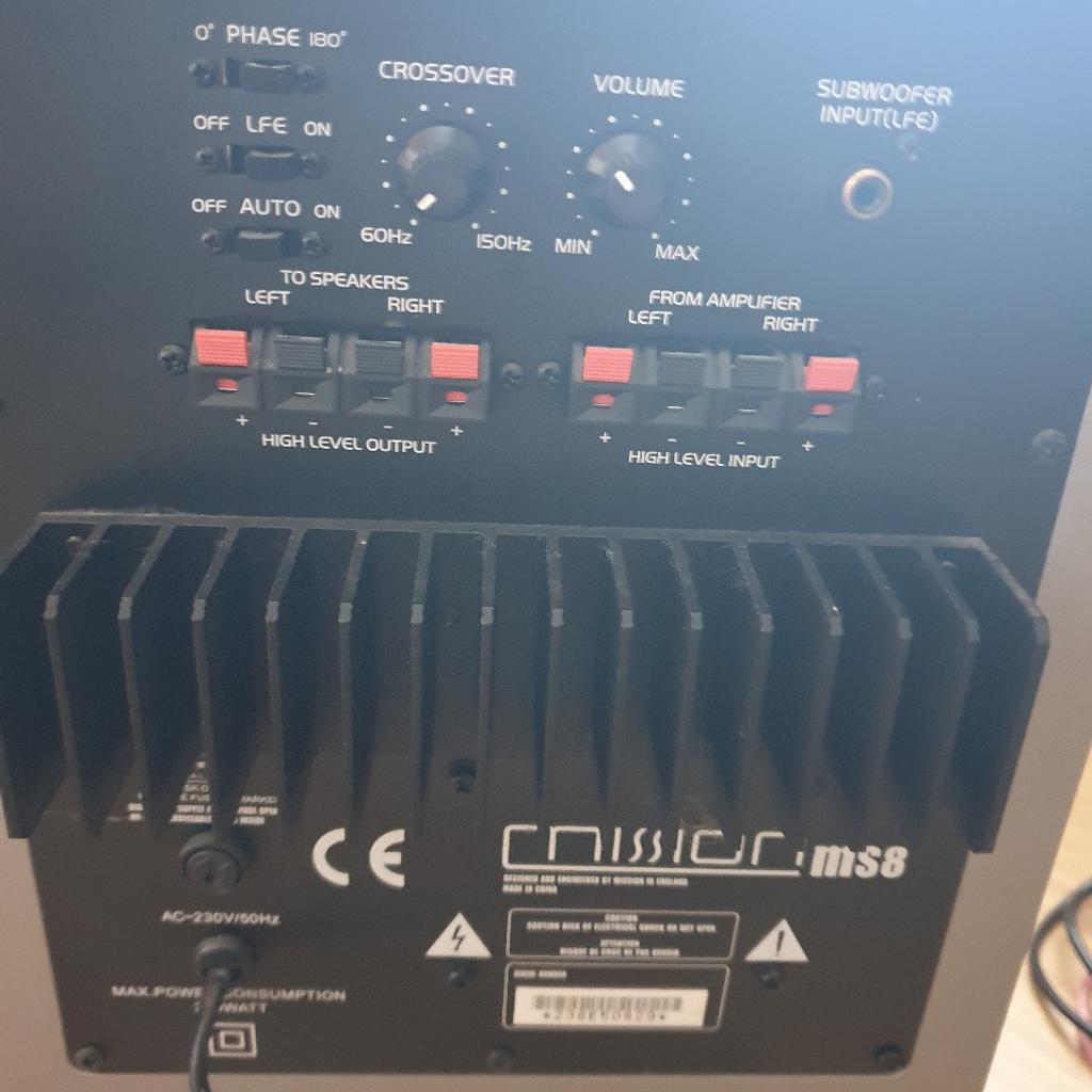 mission ms8 active subwoofer in CW5 Nantwich für 75,00 £ zum Verkauf ...