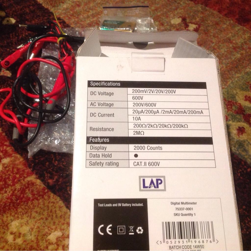 Lap Multimeter MAS830B in B97 Redditch for £7.00 for sale | Shpock