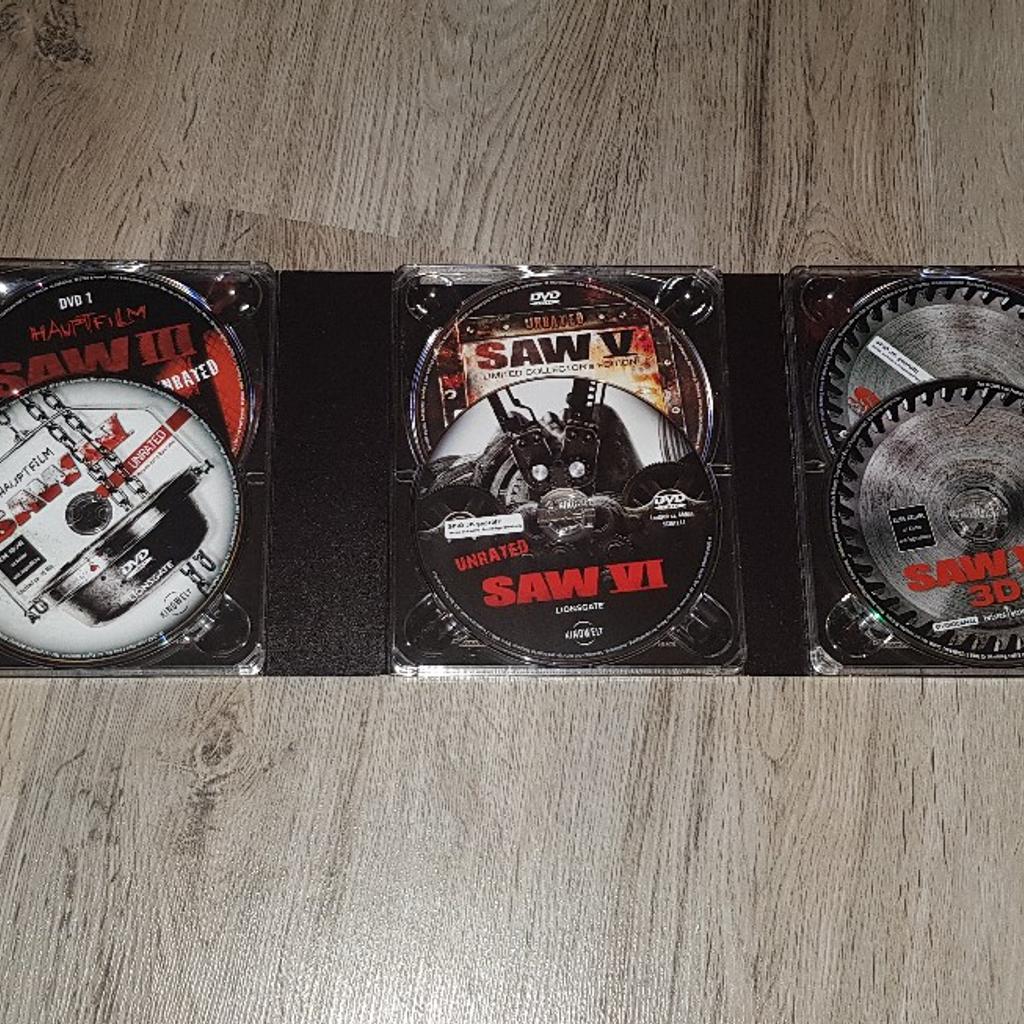 Saw 1-8 Collection Blu Ray/ DVD Box Unrated in 27232 Sulingen für 22,00 ...