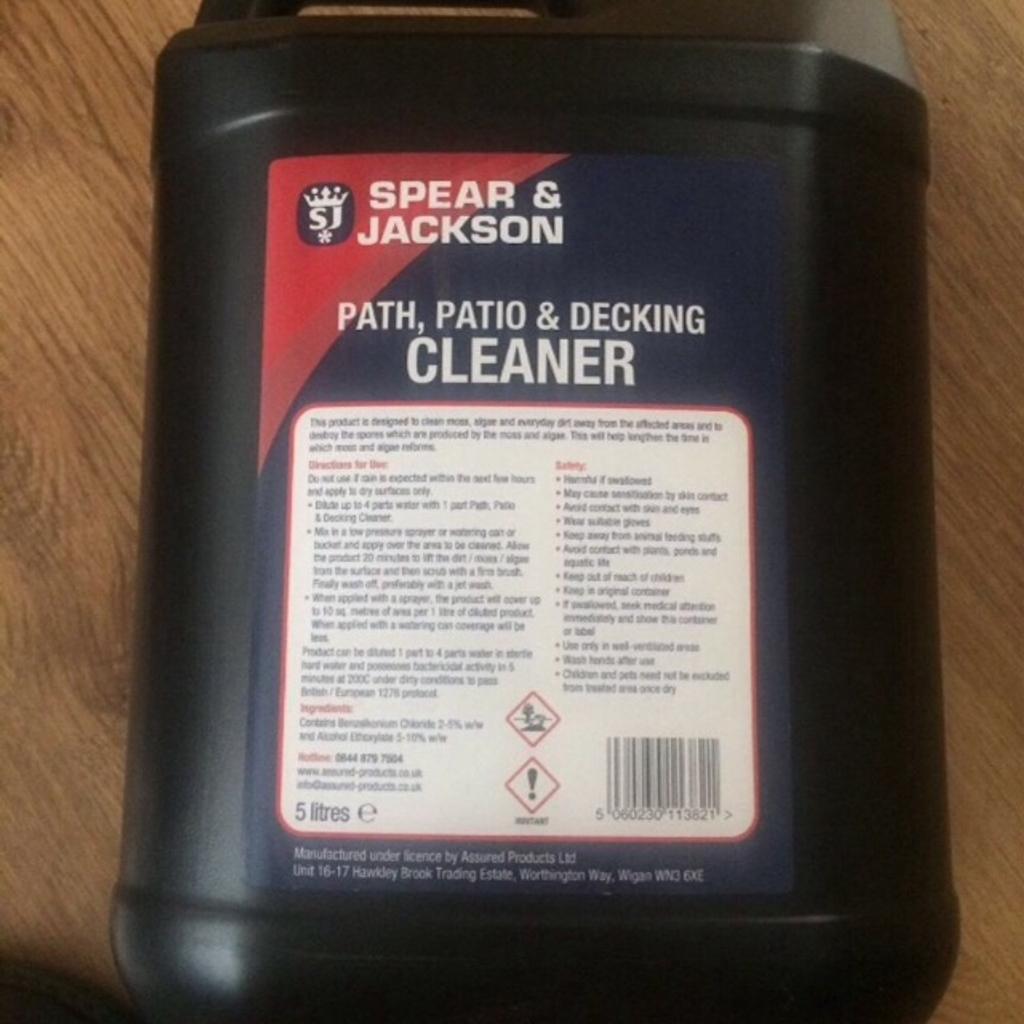 5 LITRE SPEAR & JACKSON PATIO/PATH CLEANER in South Northamptonshire ...