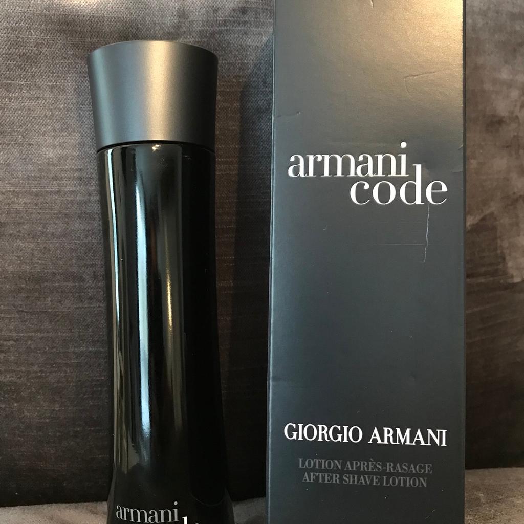 Armani Code After Shave Lotion in 40822 Mettmann für 35,00 € zum ...