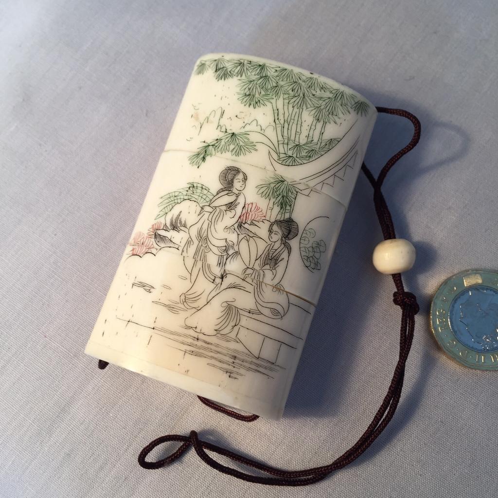 VINTAGE ORIGINAL JAPANESE INRO WITH OJIME in WF6 Wakefield for £28.00 ...