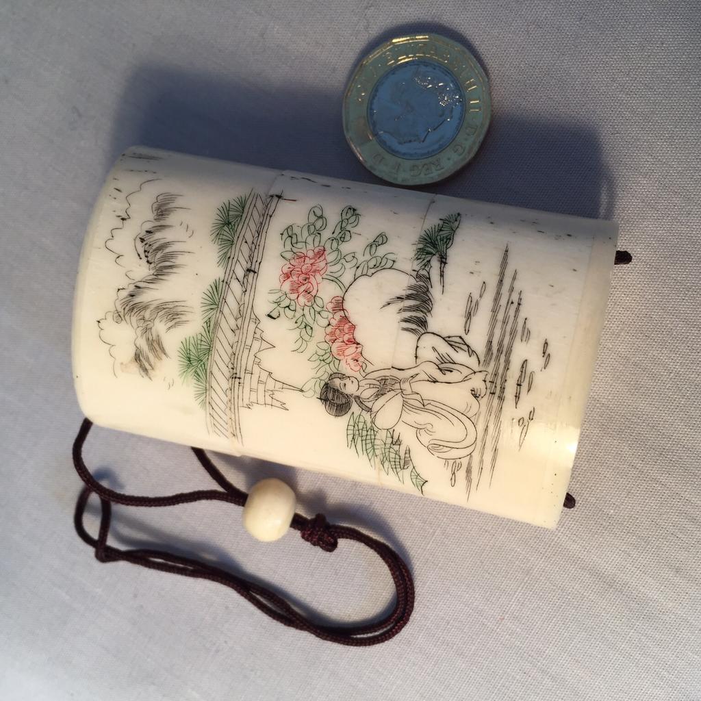 VINTAGE ORIGINAL JAPANESE INRO WITH OJIME in WF6 Wakefield for £28.00 ...