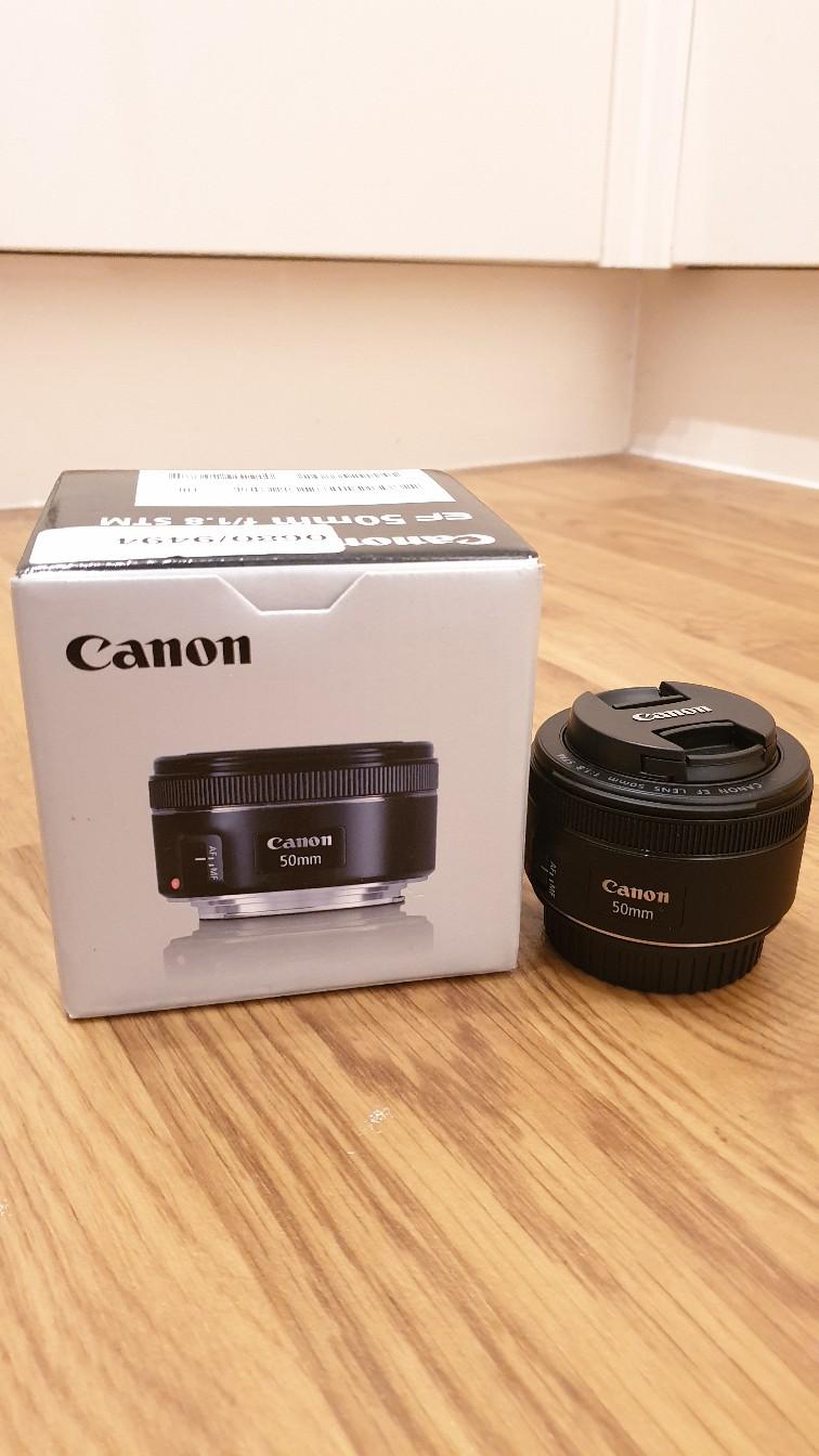 Canon EF 50mm f/1.8 STM lens (new) in Southend-on-Sea für 80,00 £ zum ...