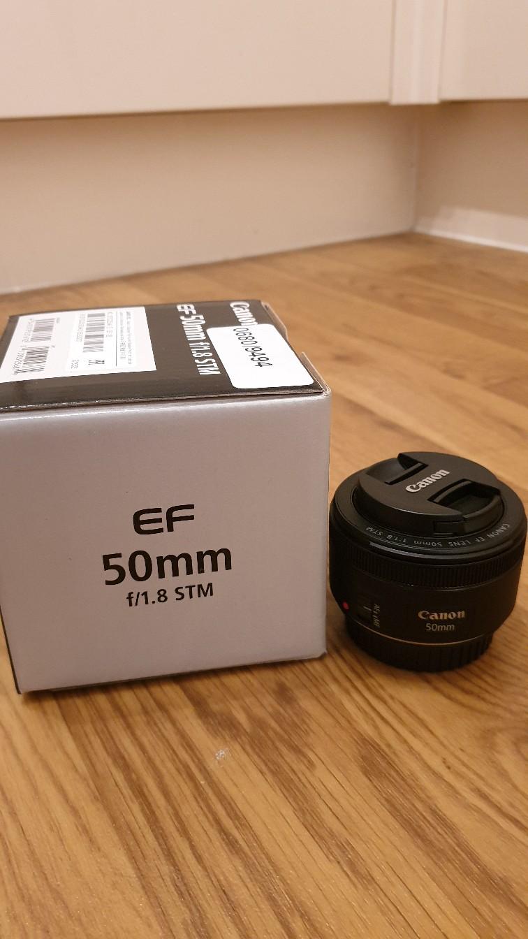Canon EF 50mm f/1.8 STM lens (new) in Southend-on-Sea für 80,00 £ zum ...