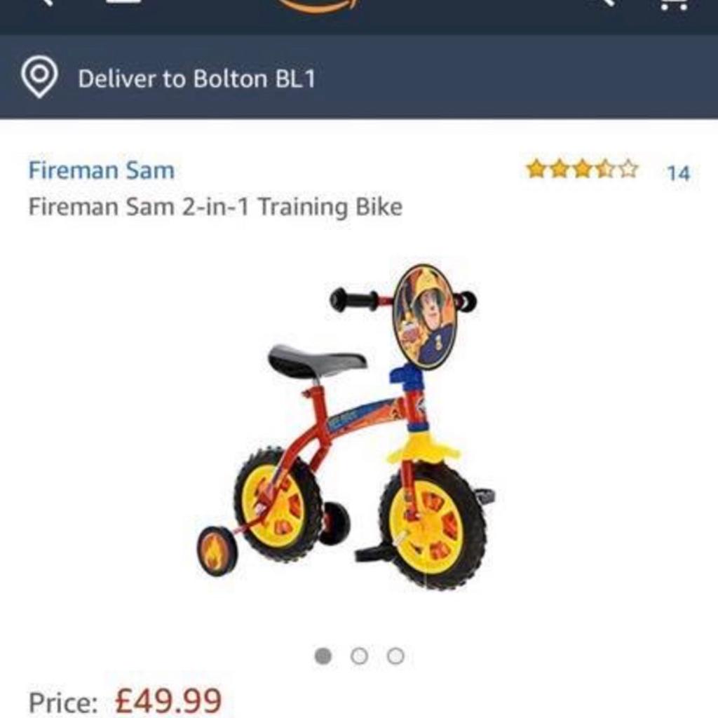 Fireman Sam bike in Wigan für £ 18,00 zum Verkauf | Shpock AT