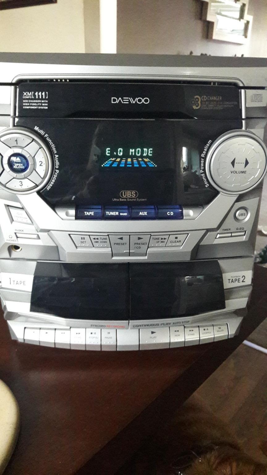 Daewoo mini system - 3 cd/radio/2 cassette in St Helens for £4.00 for ...